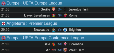 12/05 18/05 ⚽ Championnats / Europe - Football Live - iunctis.fr